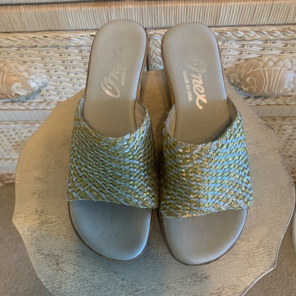 Onex | Shoes | Onex Cork Wedge Sandals | Poshmark